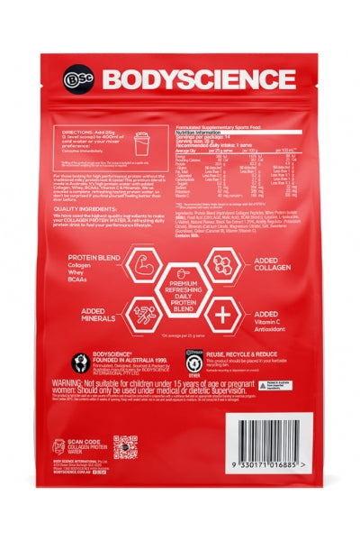 Collagen Protein Water - 350g - BSc Body Science NZ